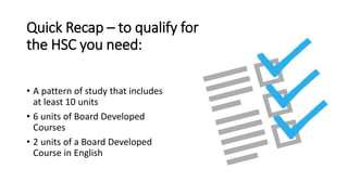 Survive and Thrive in your HSC | PPTX