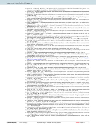 2020 Identification of plastic-associated species in the Mediterranean Sea using DNA ...