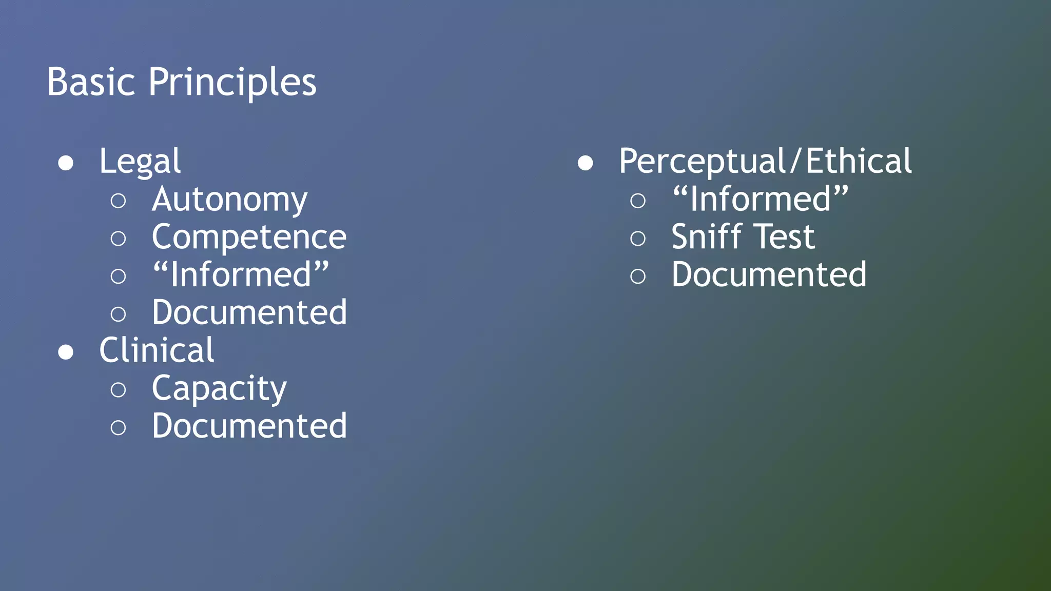 2020 informed refusal best practices | PPTX
