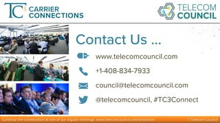TC3 Carrier Connections - 2020 Global Telco Partnership Priorities | PPT