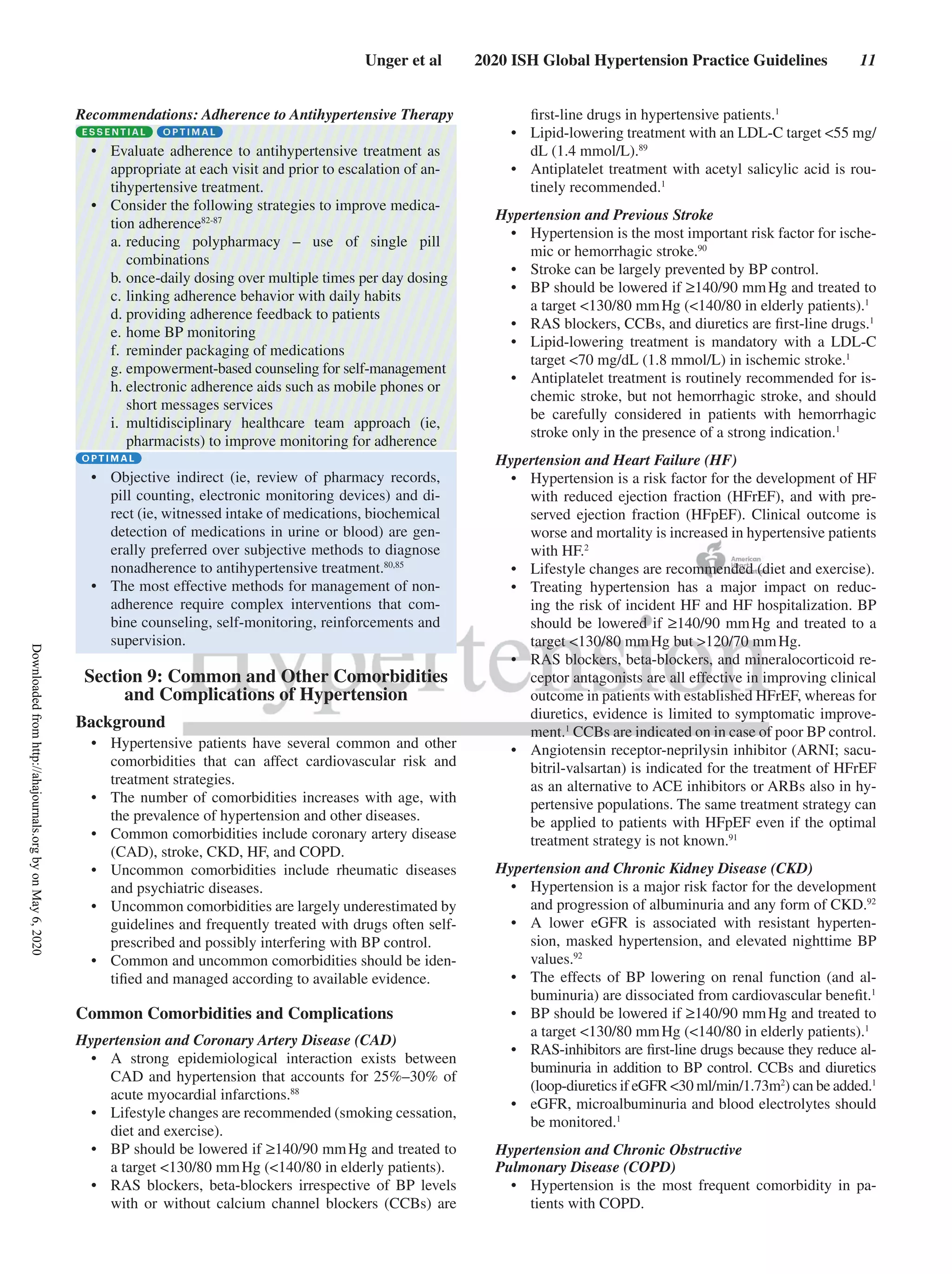 2020 International Society of Hypertension Global Hypertension Practice ...