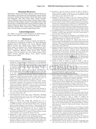 2020 International Society of Hypertension Global Hypertension Practice ...
