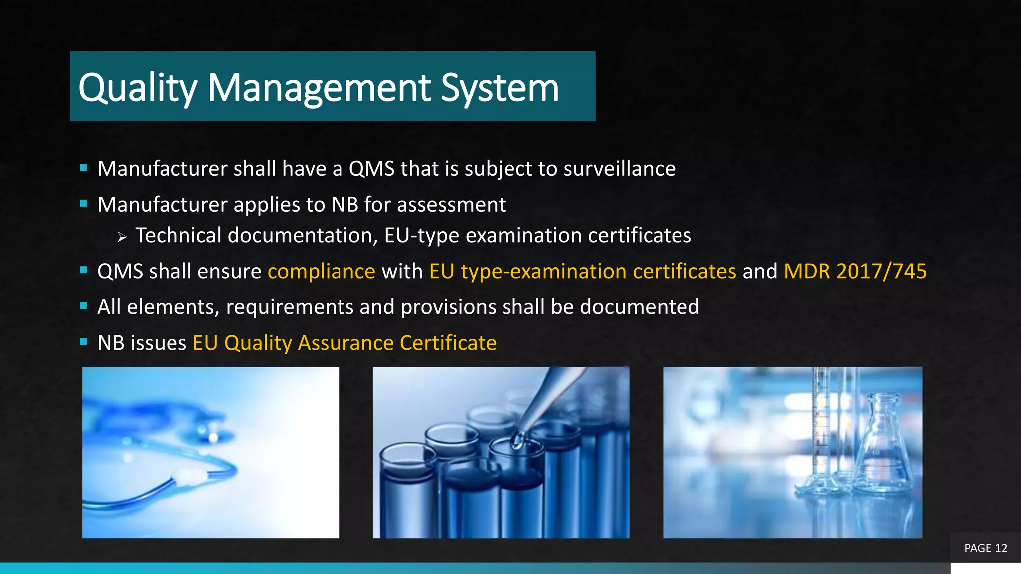 Medical Devices Regulation (MDR) 2017/745 - Annex XI, Conformity ...
