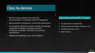 Medical Devices Regulation (MDR) 2017/745 - Annex XI, Conformity ...