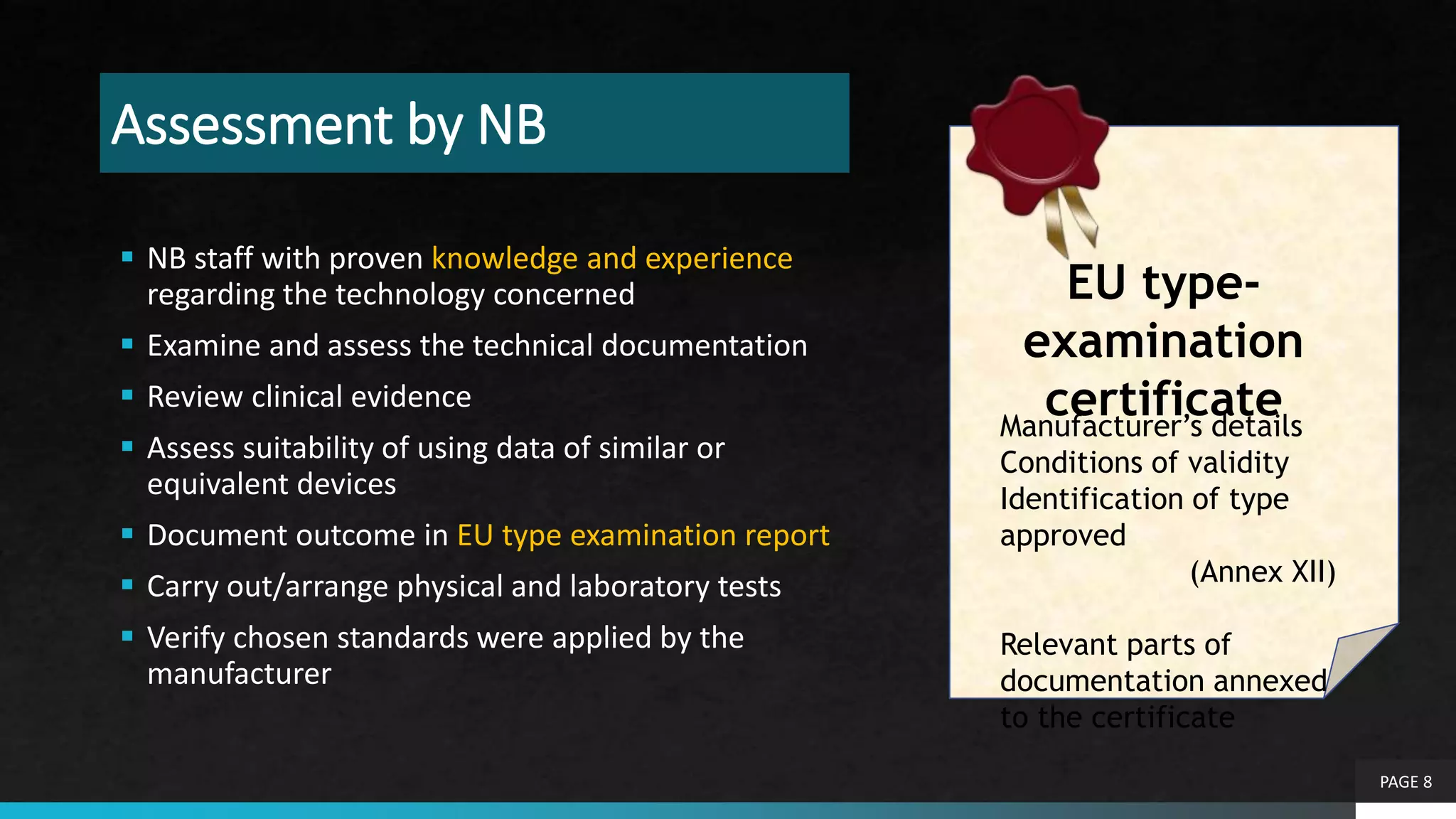 Medical Devices Regulation (MDR) 745/2017 - Annex X, Conformity ...