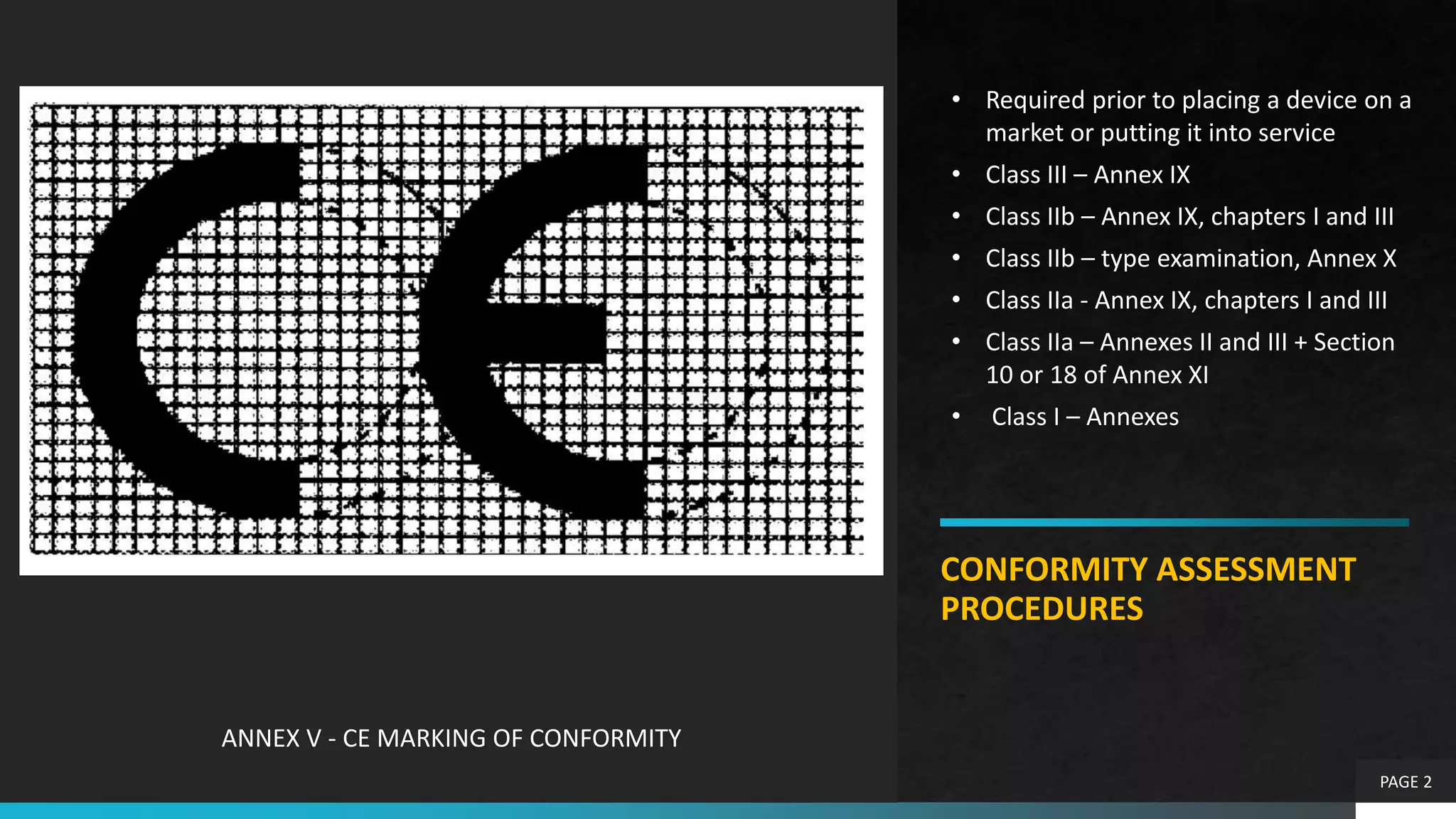 Medical Devices Regulation (MDR) 2017/745 - Conformity assessment | PPTX