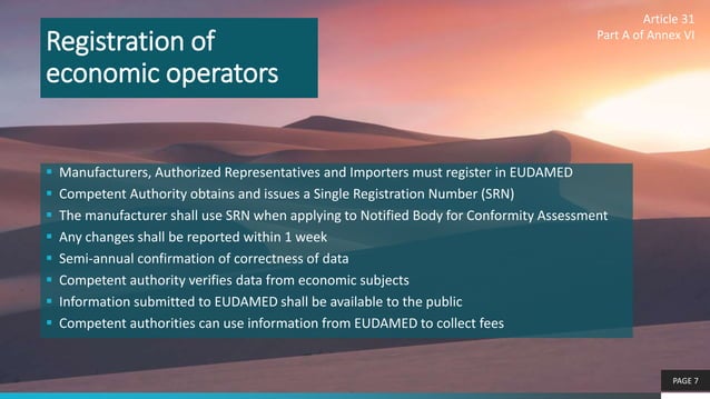 Medical Devices Regulation (MDR) 2017/745 - Identification, traceability | PPTX