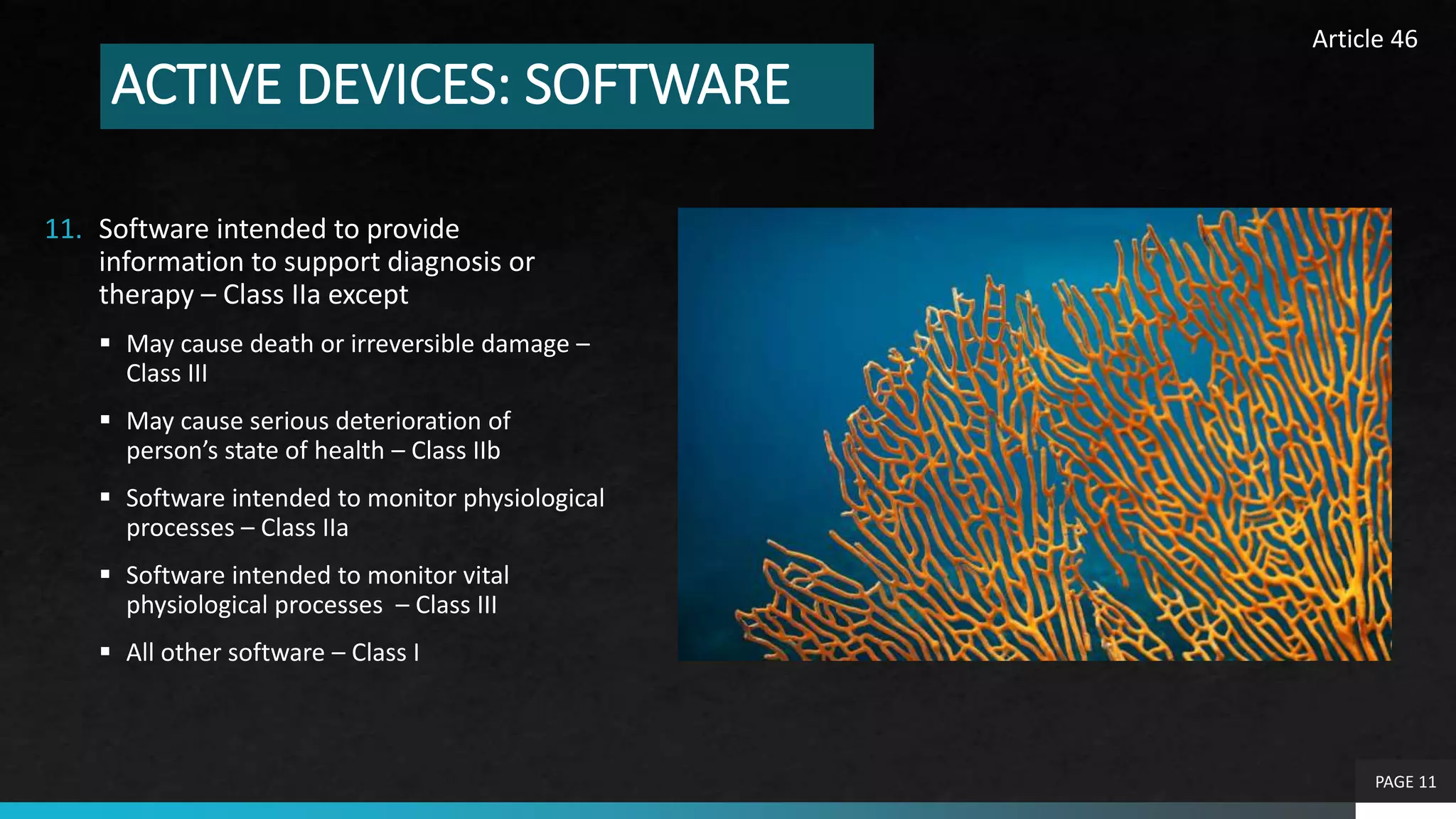 Medical Devices Regulation (MDR) 2017/745 - Classification of devices ...