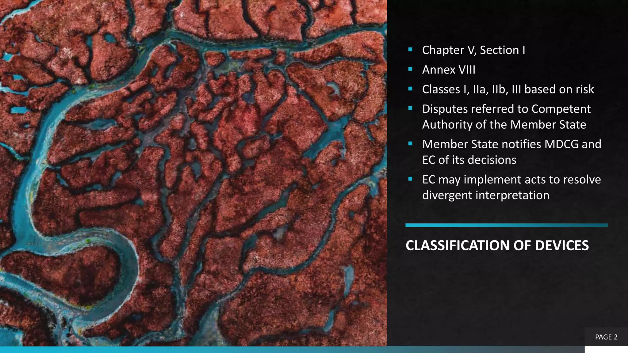 Medical Devices Regulation (MDR) 2017/745 - Classification of devices ...