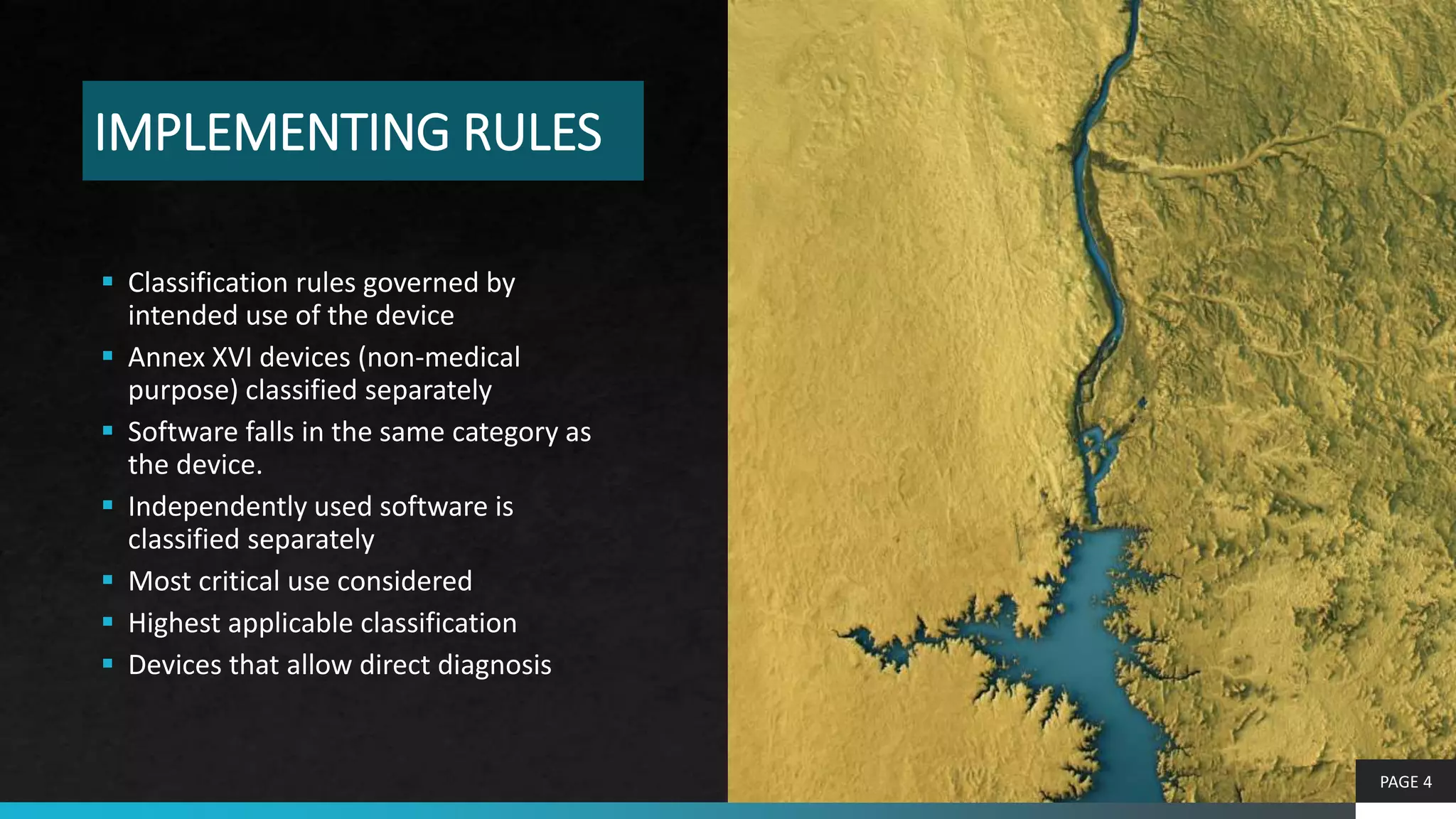 Medical Devices Regulation (MDR) 2017/745 - Classification of devices ...