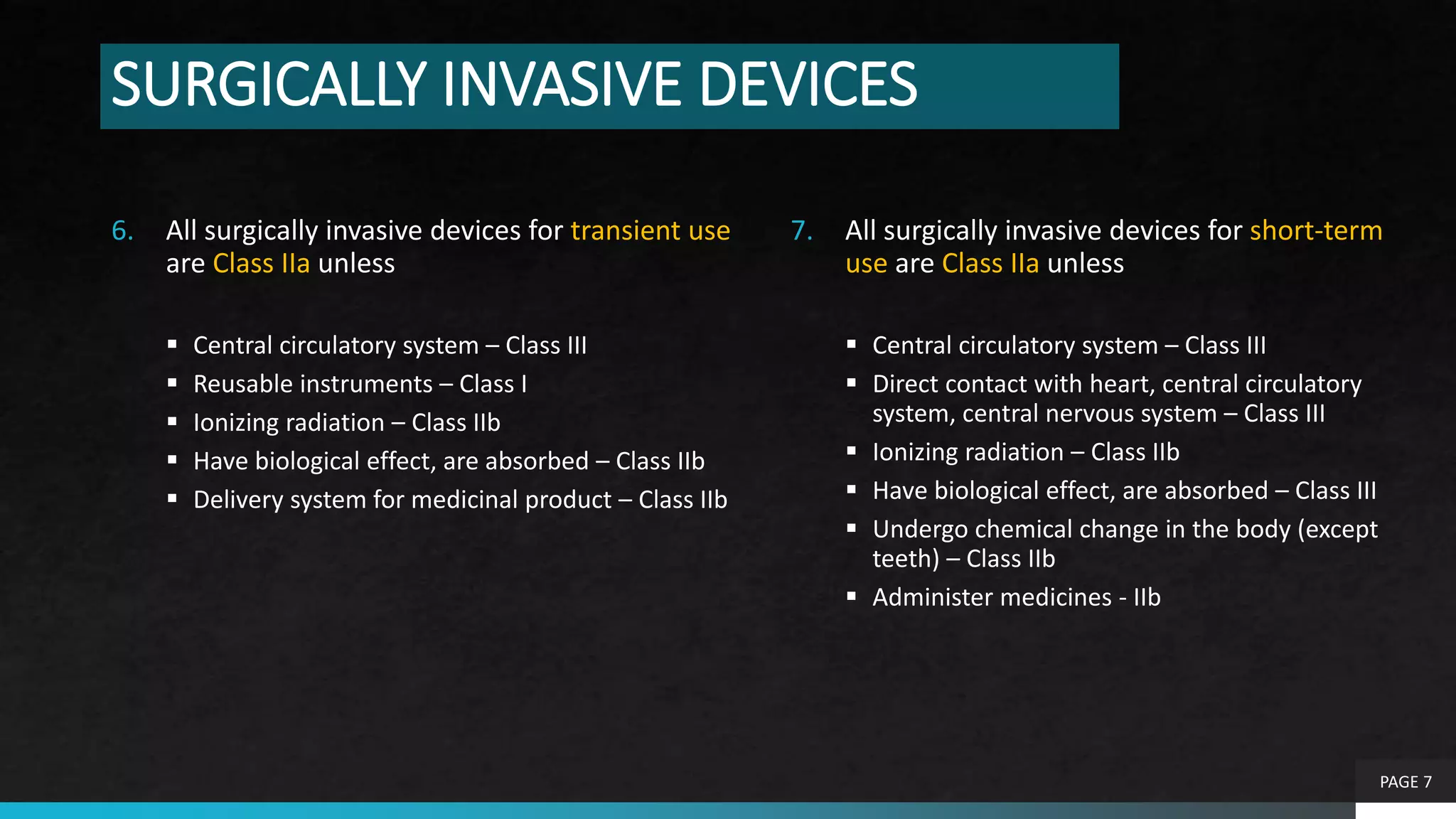 Medical Devices Regulation (MDR) 2017/745 - Classification of devices ...