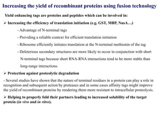 Fussion protein and affinity Purification | PPT