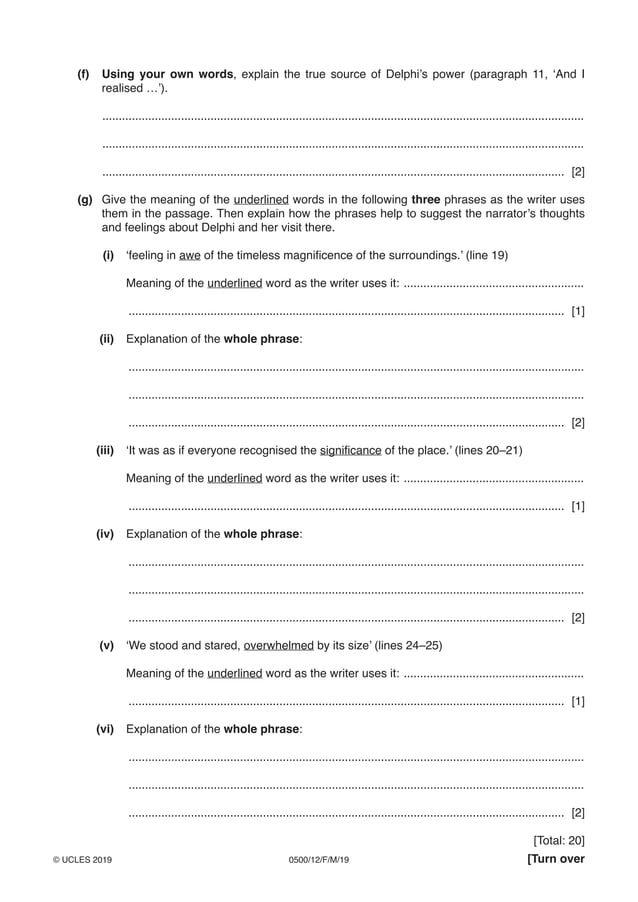 PRACTICE MOCK TEST 1 2020 QUESTION PAPER 1 | PDF