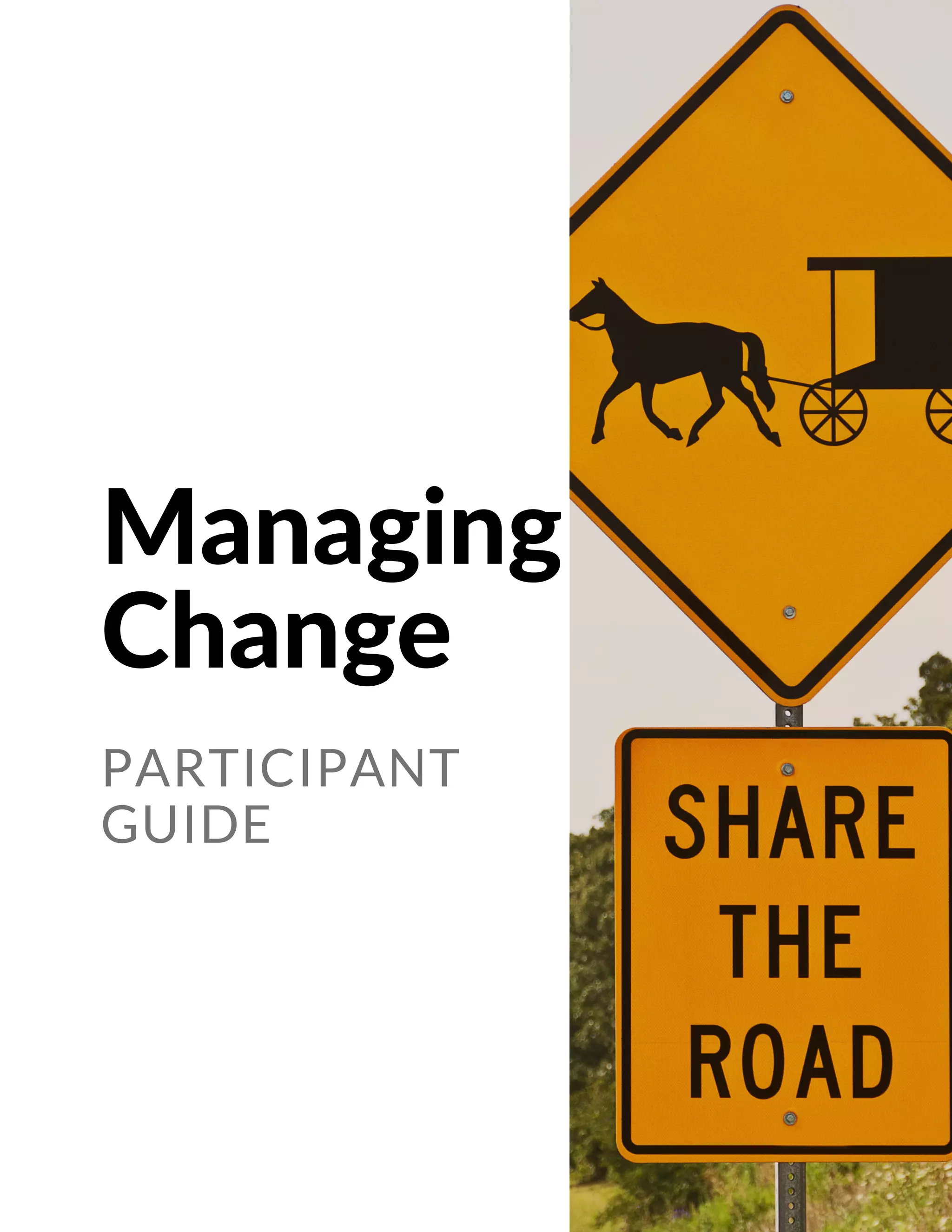 Managing Change Participant Guide | PDF