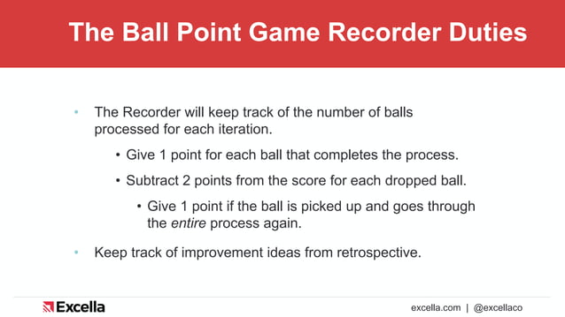 Ball Point Game: Self-organizing Your Flow of Work | PPTX | Resume ...