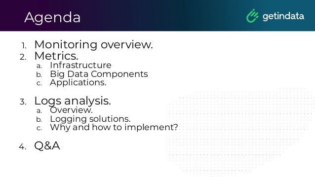 Monitoring in Big Data Platform - Albert Lewandowski, GetInData | PPT