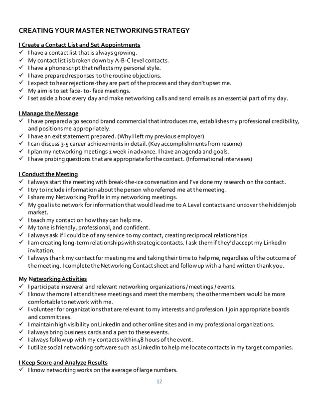 2020 Networking Worksheets by Anne Pryor | PDF