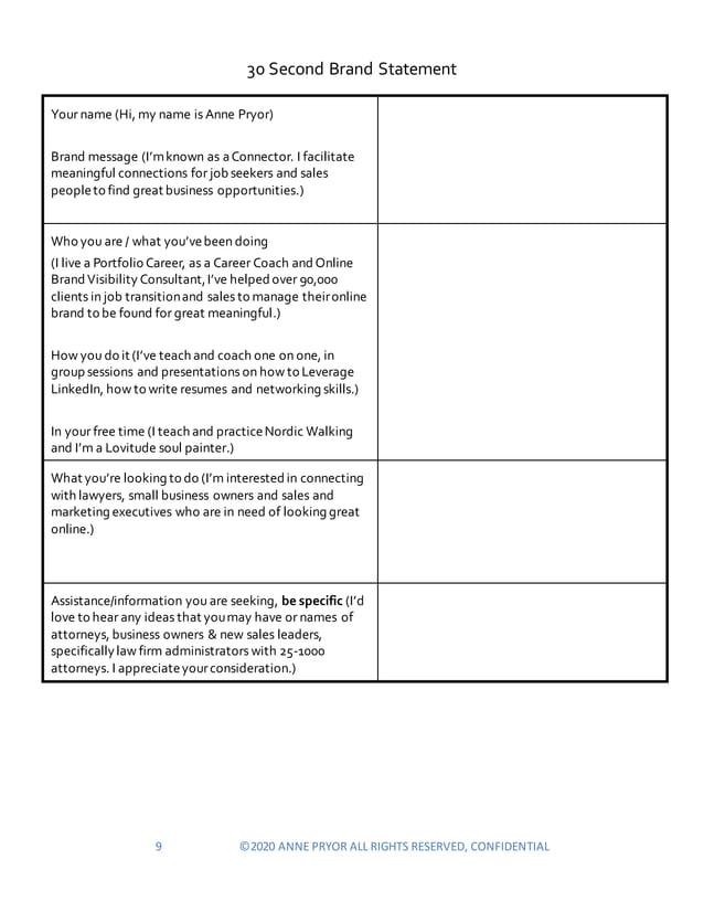 2020 Networking Worksheets by Anne Pryor | PDF