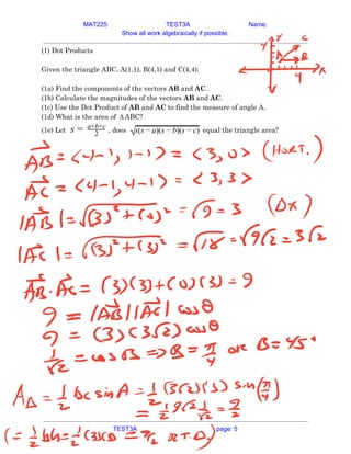 preTEST3A Double Integrals Solved | PDF