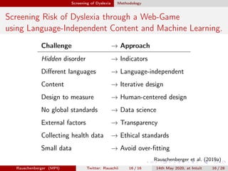 Technologies for Dyslexia | PDF