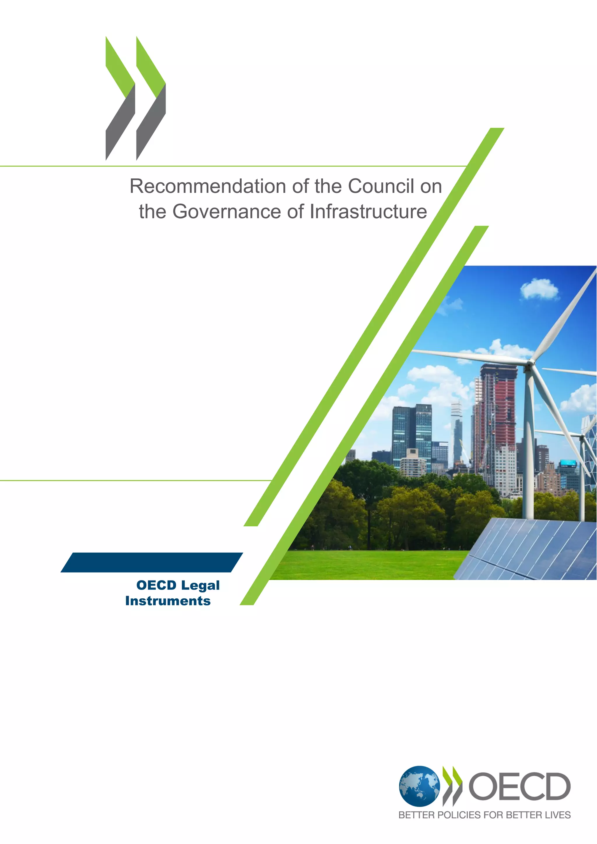 OECD Recommendation of the Council on the Governance of Infrastructure ...