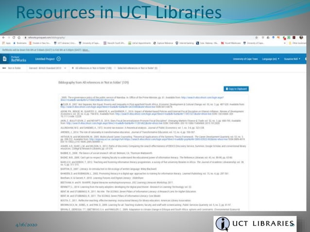 2020 resources in uct libraries_tax hons | PPT