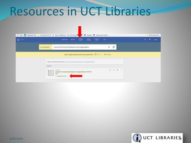 2020 resources in uct libraries_tax hons | PPT