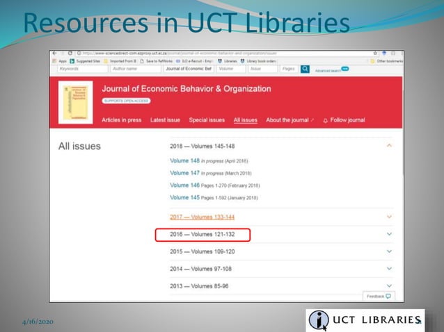 2020 resources in uct libraries_tax hons | PPT