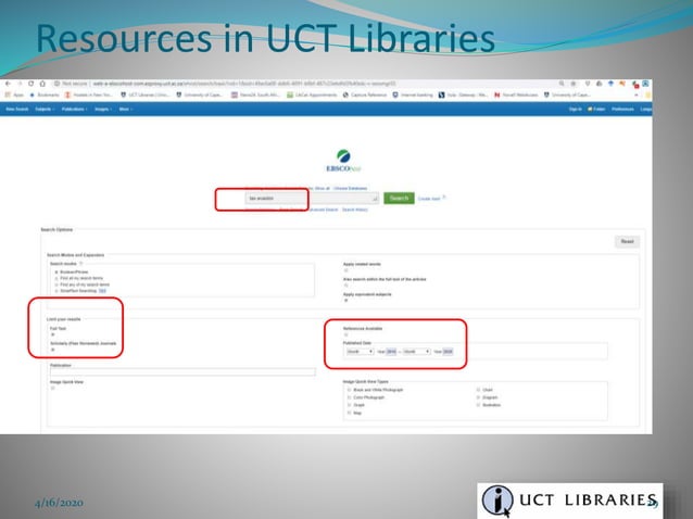 2020 resources in uct libraries_tax hons | PPT