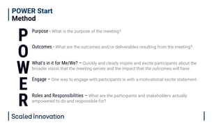 POWER Start - Scrum Events effectively organized | PDF