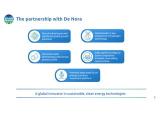Acquisition of a strategic stake in De Nora | PDF | Commodities | Economy