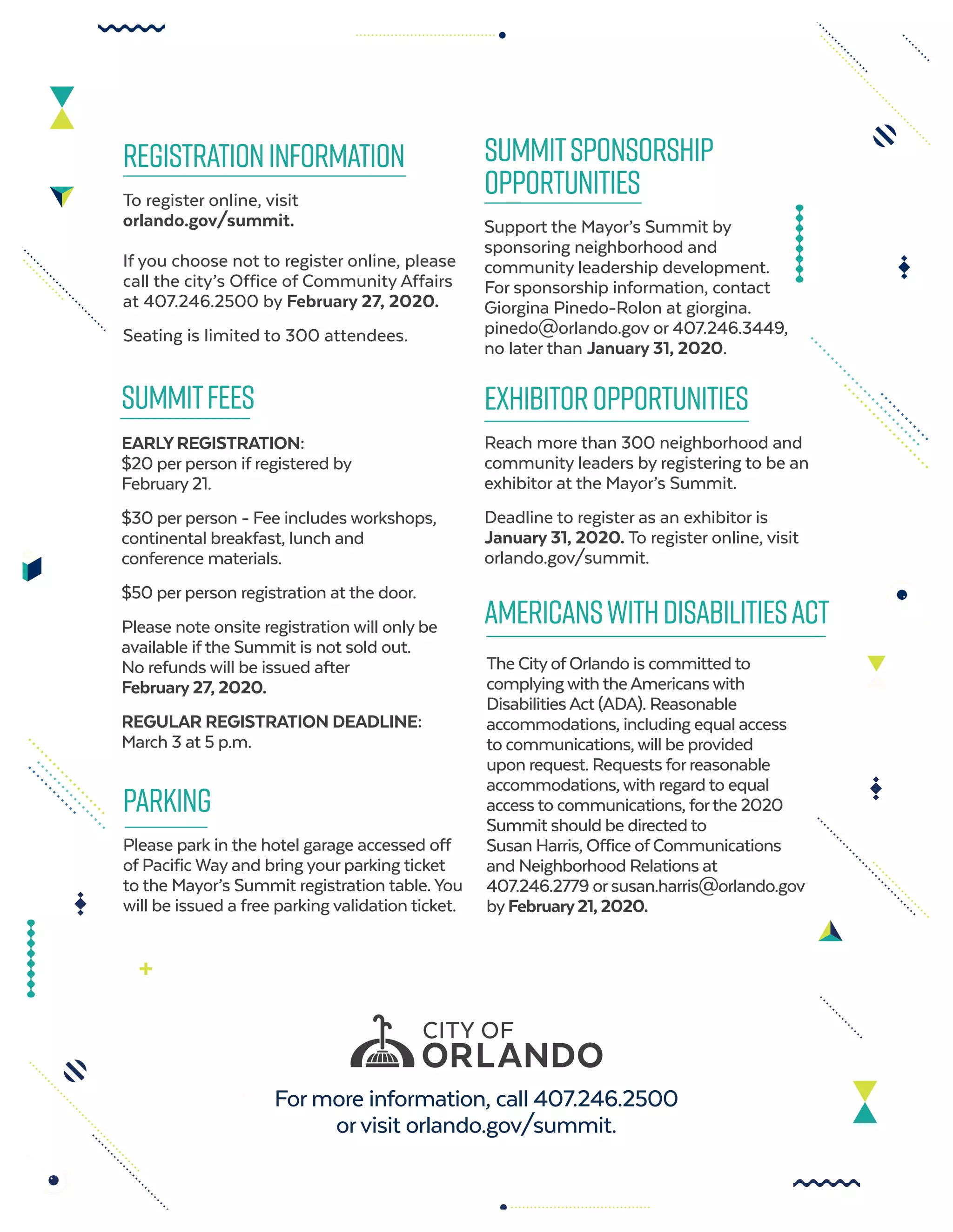 2020 SUMMIT PROGRAM | PDF