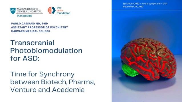 Transcranial Photobiomodulation for Autism Spectrum Disorder (ASD) | PPT