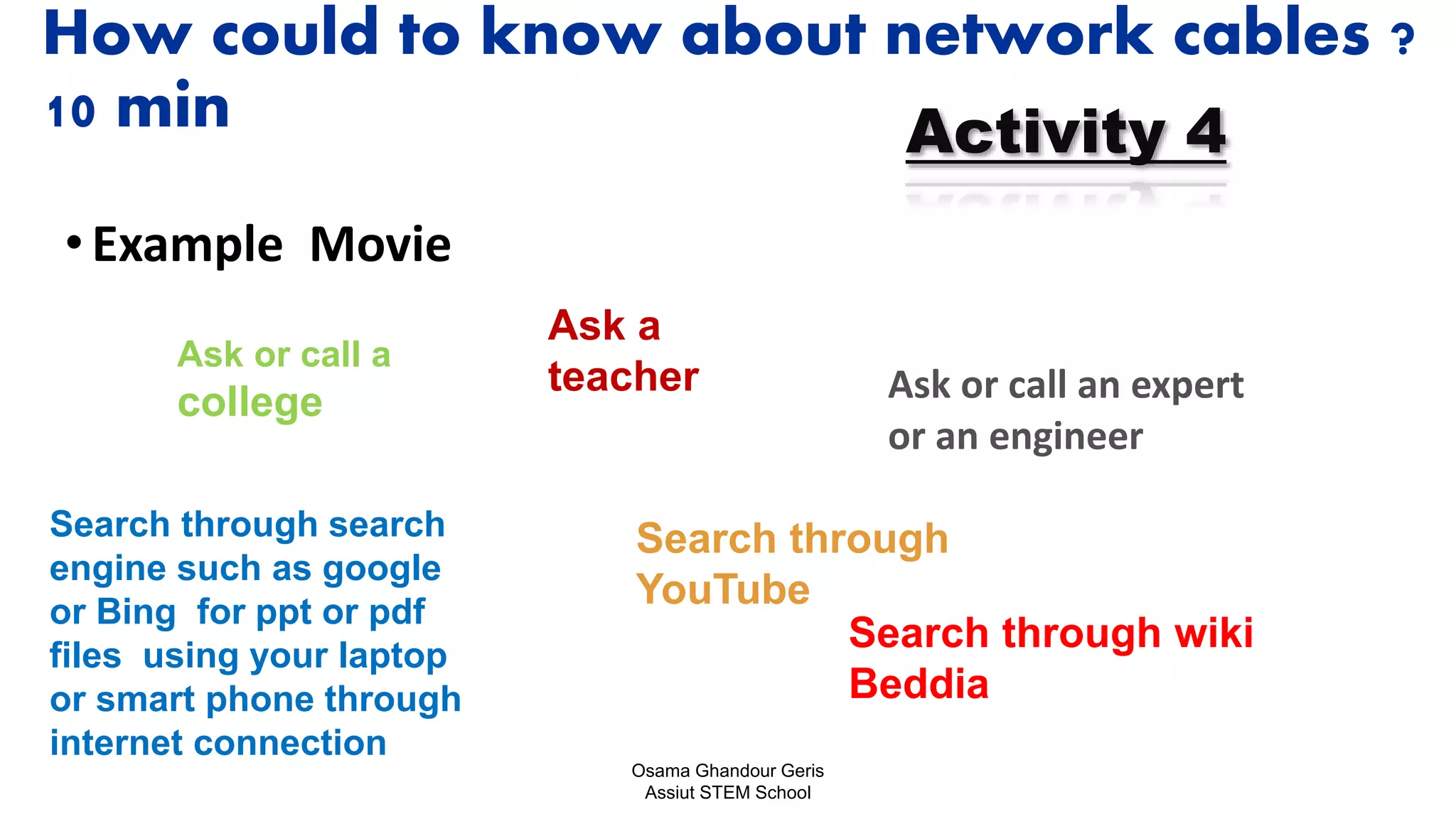 2020 types of network cabels | PPT