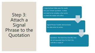 2020 using direct quotations | PPT