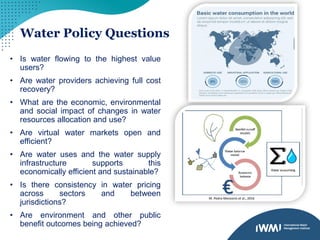 Water Accounting Team and Reporting Framework | PDF