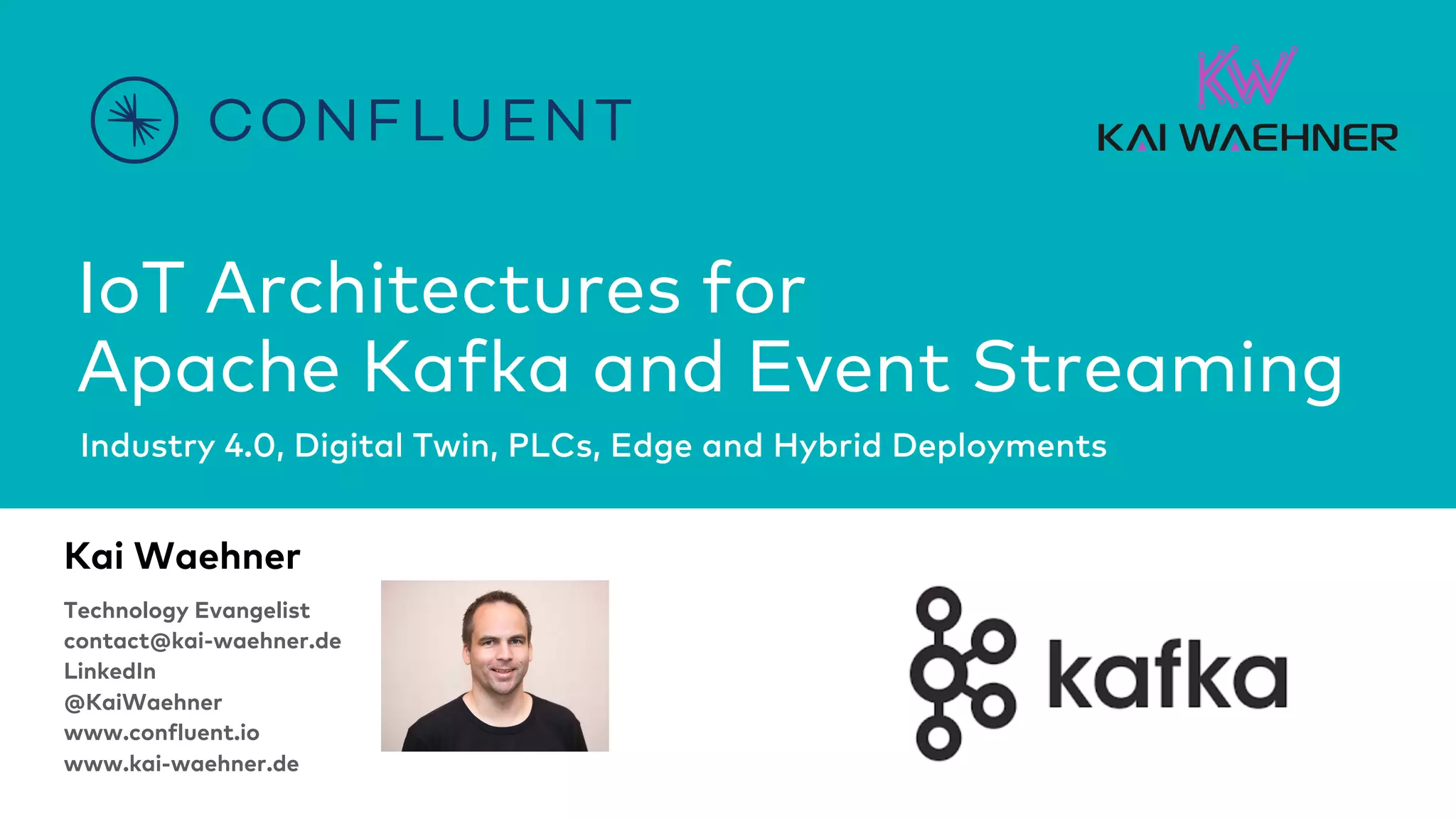 IoT Architectures for Apache Kafka and Event Streaming - Industry 4.0, Digital Twin, PLCs, Edge ...