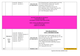 2020 YEARLY PLANNER FOR ENGLISH LANGUAGE FORM 4.docx