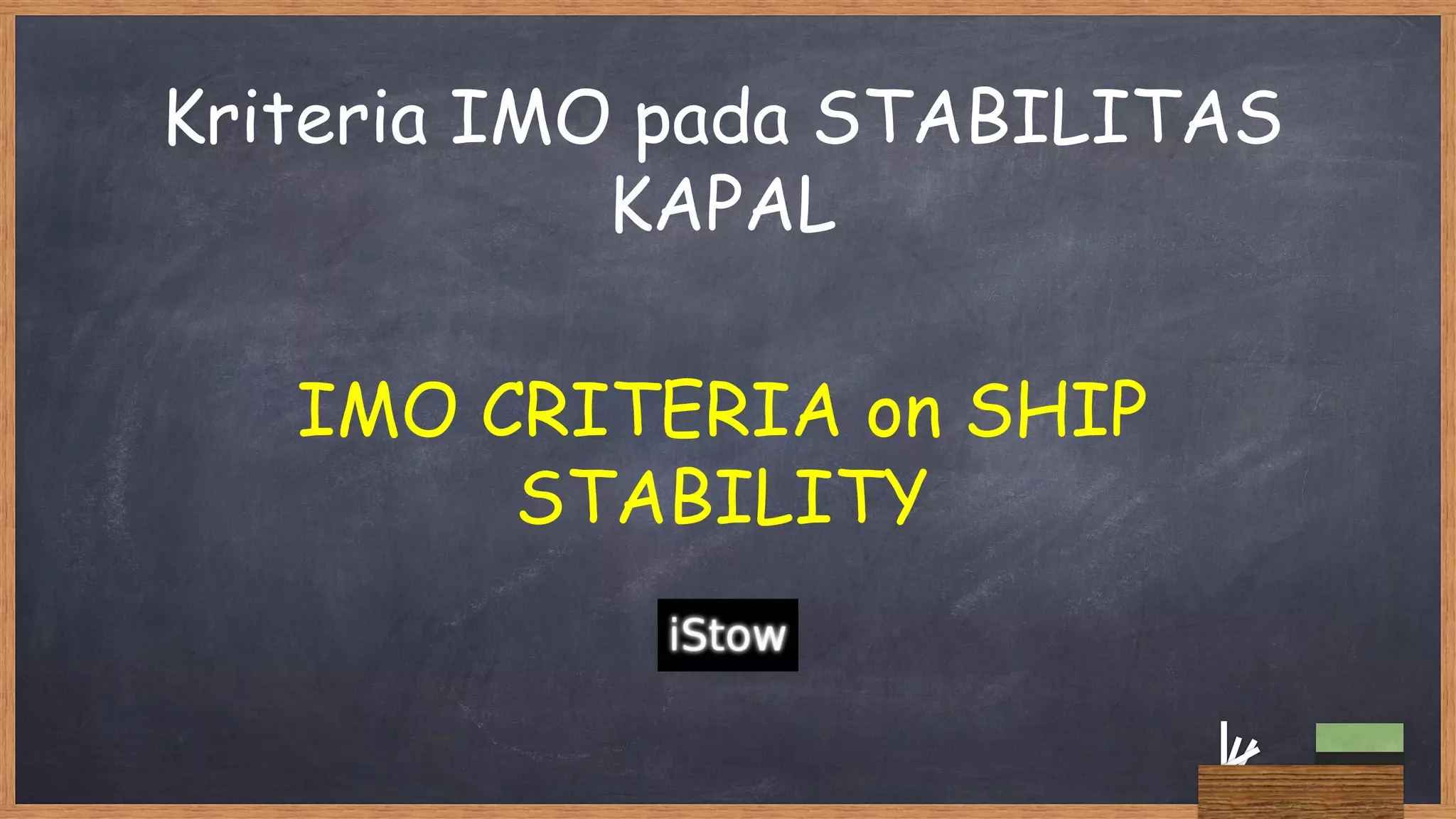 IMO Criteria on Ship Stability | PDF