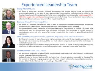 VentriPoint Diagnostic Ltd. Presentation | PPTX