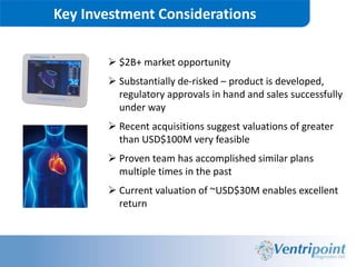 VentriPoint Diagnostic Ltd. Presentation | PPT