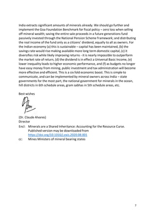 2021 02-22 - gf letter to mo c on additional proposed mmdr amendments | PDF