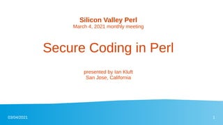 Secure Coding in Perl | PDF | Programming Languages | Computing