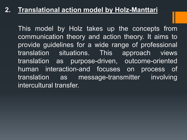 Functional Theories of Translation | PPTX