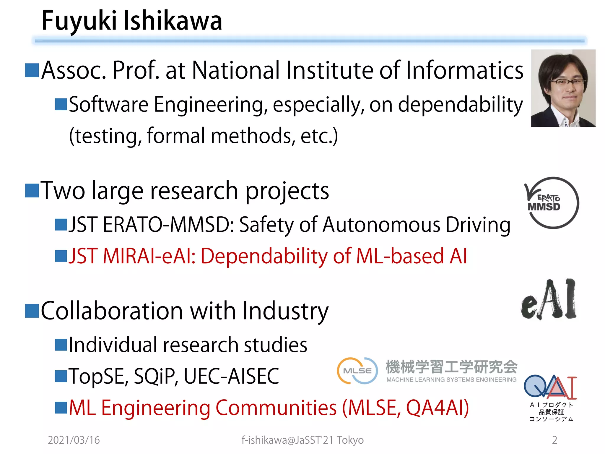Quality Assurance of Machine Learning-based AI Systems | PDF