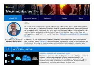 Microsoft Telecommunications Industry News | April 2021 | PPT