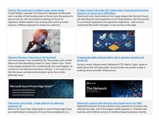 Microsoft Telecommunications Industry News | April 2021 | PPT