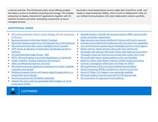 Microsoft Telecommunications Industry News | April 2021 | PPT