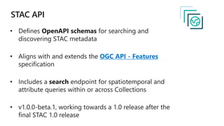 2021 Dask Summit - Using STAC to catalog SpatioTemporal datasets | PPTX
