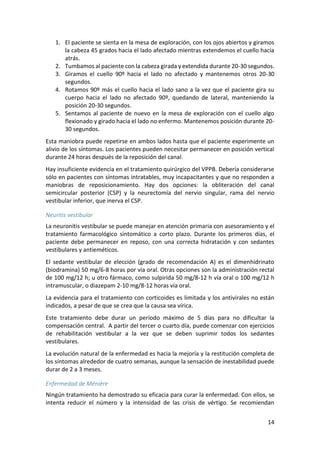 (2021 05-25) manejo del vertigo en atencion primaria (doc) | PDF